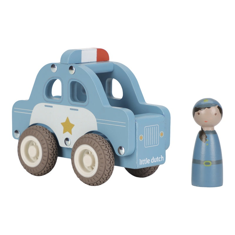 LD Wooden Police Car FSC – Kids Living